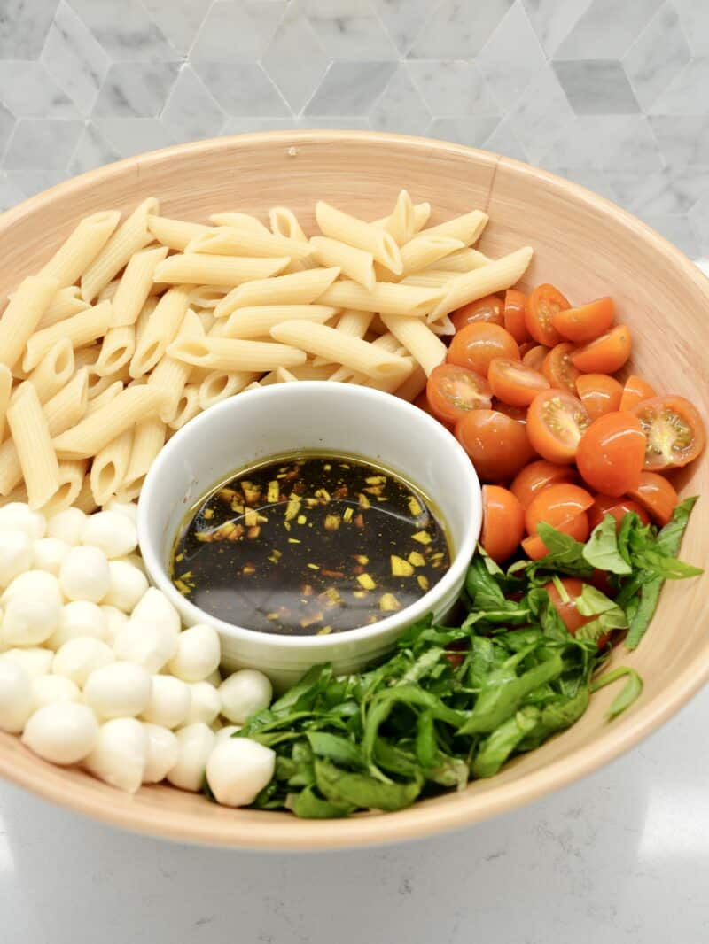 Fresh & Flavorful Caprese Pasta Salad (Perfect for Summer!) – Among the ...